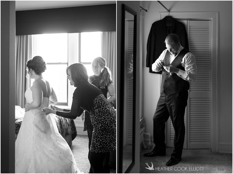 Kara & Jason | Pfister Hotel Winter Wedding Photography » Heather Cook ...