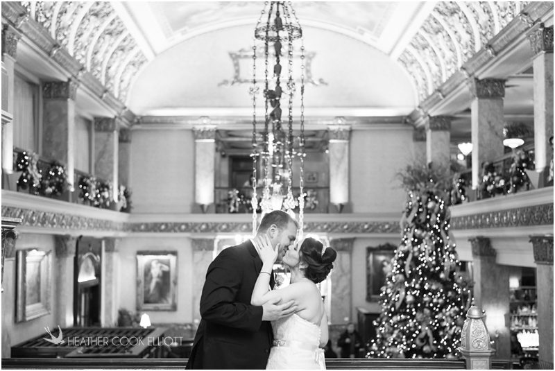 Kara & Jason | Pfister Hotel Winter Wedding Photography » Heather Cook ...