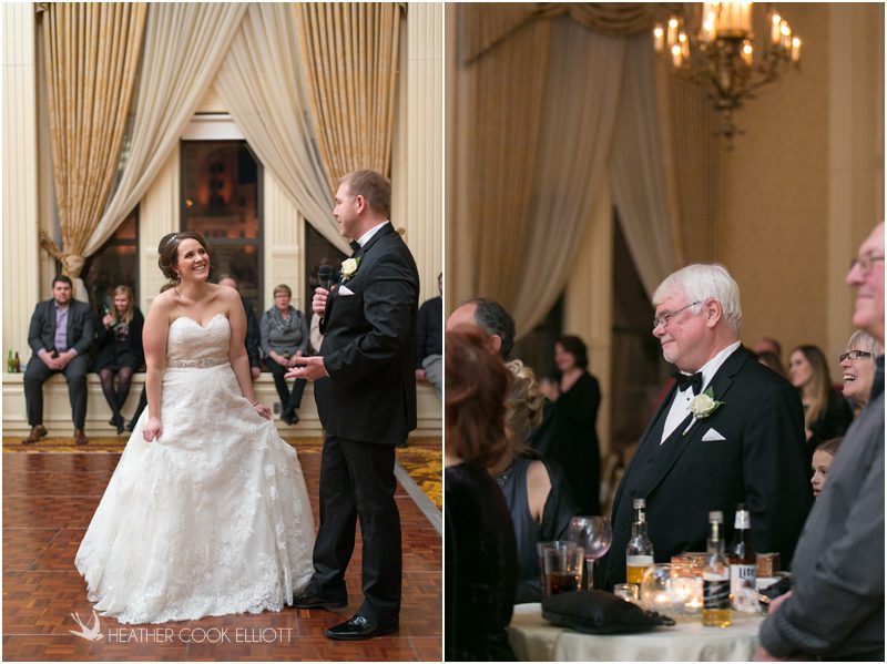 Kara & Jason | Pfister Hotel Winter Wedding Photography » Heather Cook ...