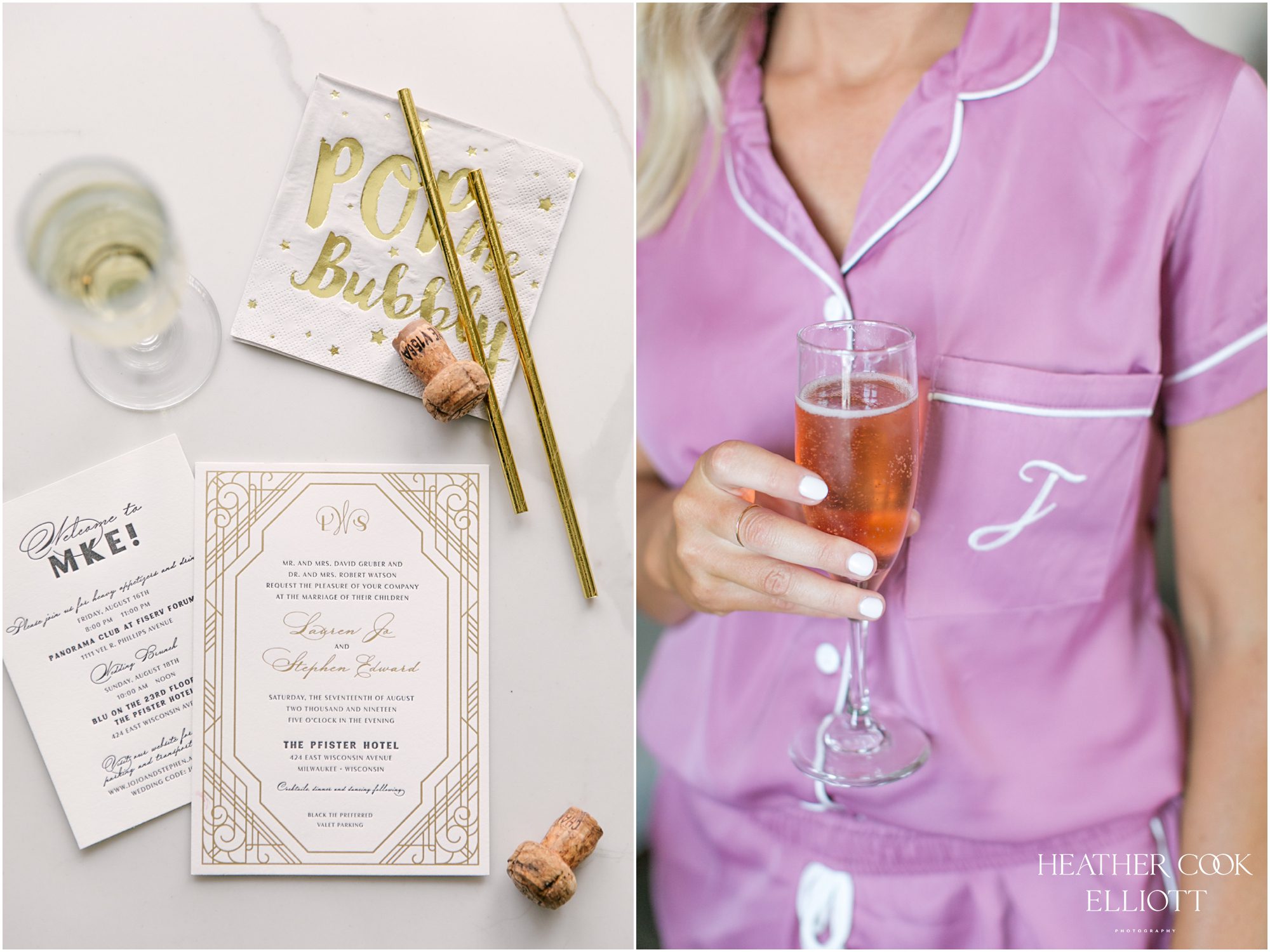 Jojo & Stephen | Classic Pfister Hotel Wedding » Heather Cook Elliott ...