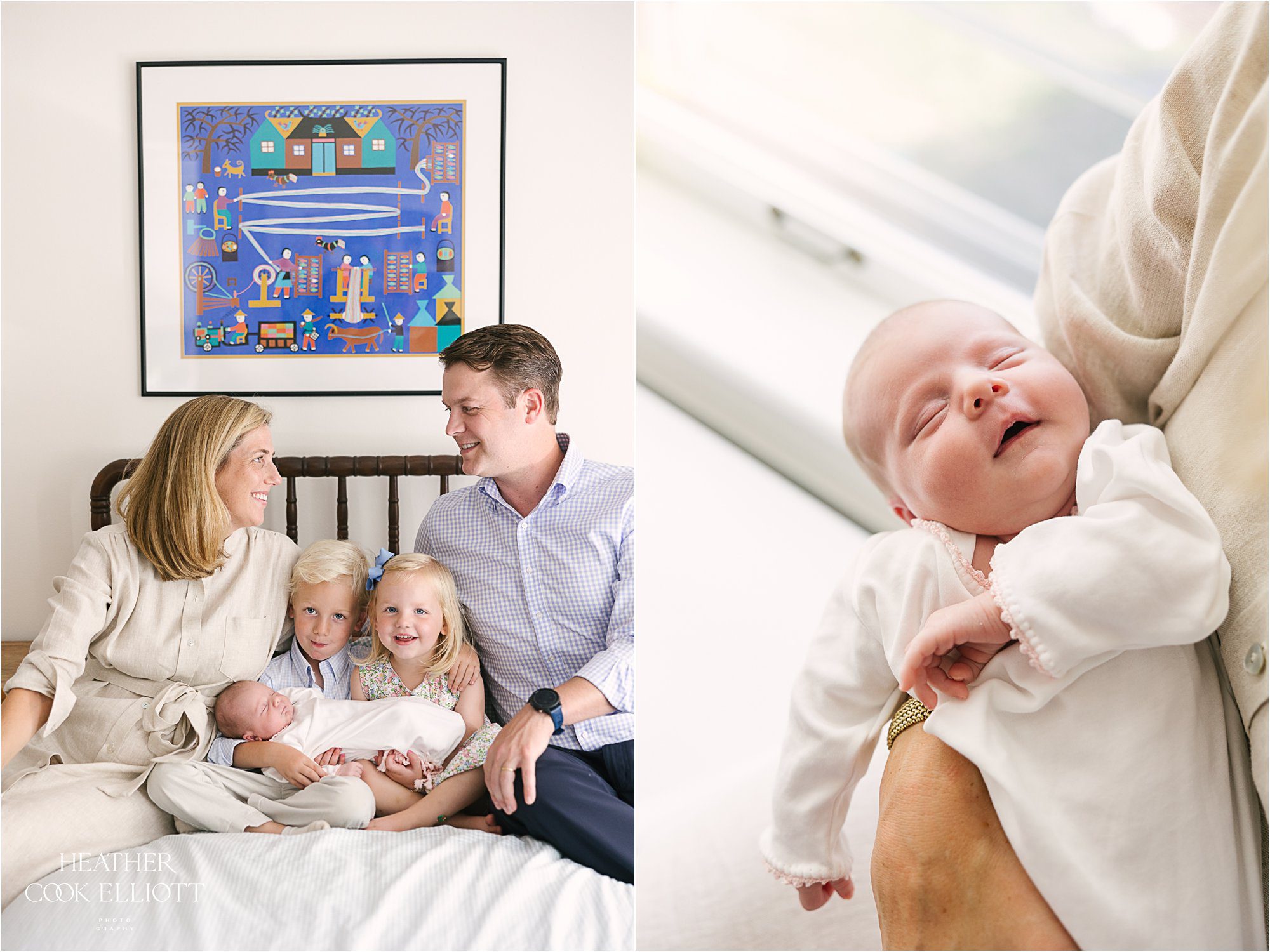 Newborn Harriette | Milwaukee Natural Light At Home Newborn Session ...